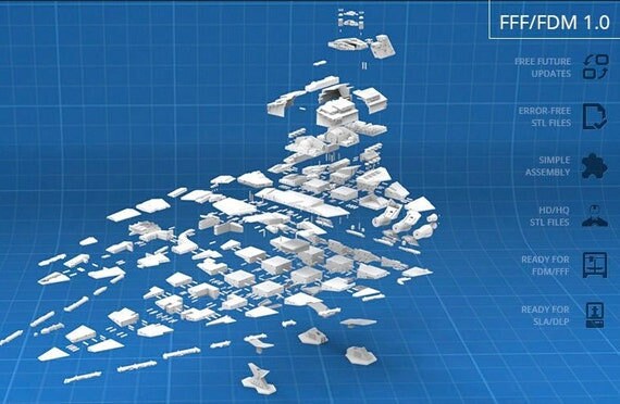 Star Destroyer 3d Model Stl File for 3d Printing star Wars with ...