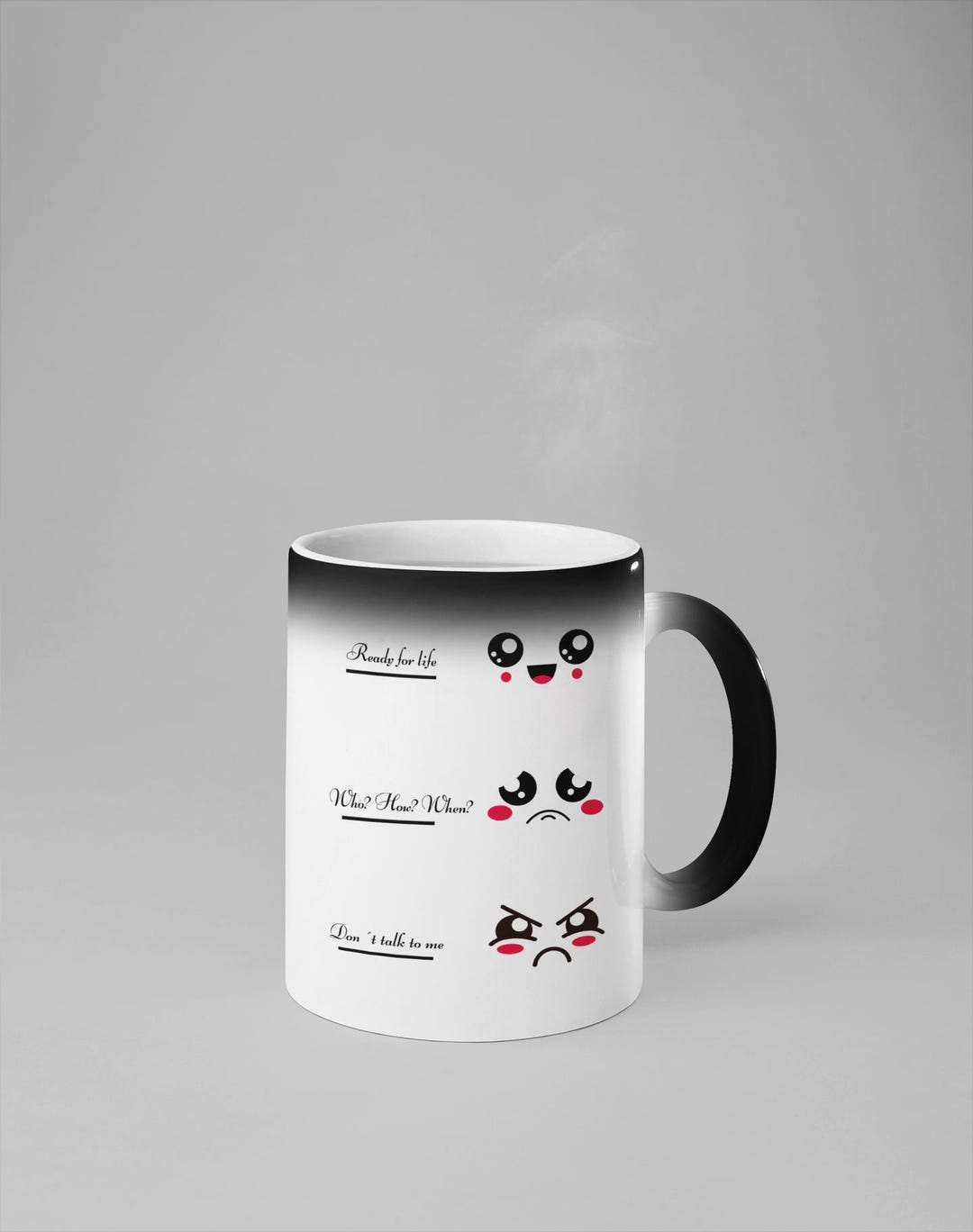 Color-changing Emoji Mug. Fun Heat-sensitive Gift Revealing Moods. - Etsy