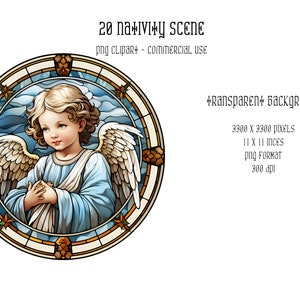 20 Nativity Scene Watercolor Clipart, Nativity PNG, Jesus Christmas ...