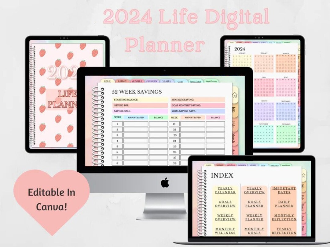 2024 Life Planner - Etsy