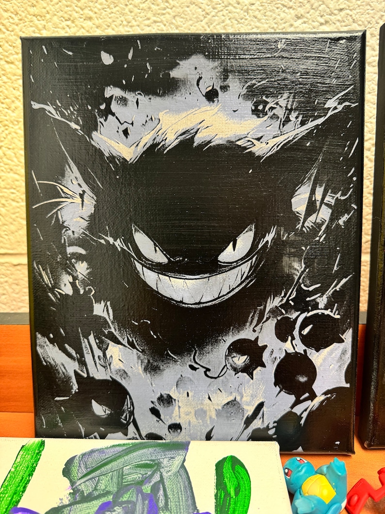 Custom Unique Laser Engraved Pokemon Painting - Etsy