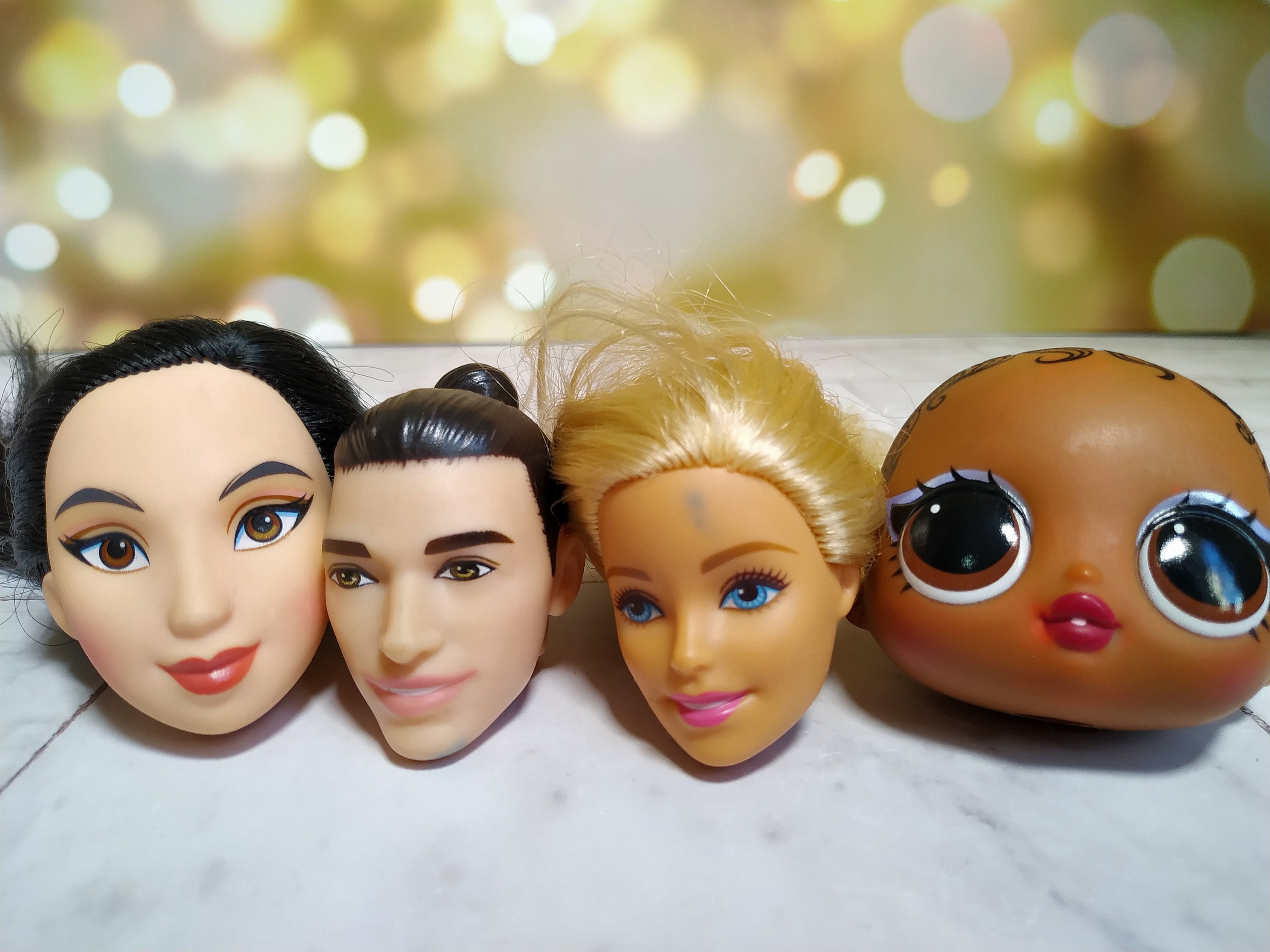 Big Bundle DAMAGED Different Doll Bodies and Heads for Replacement ...