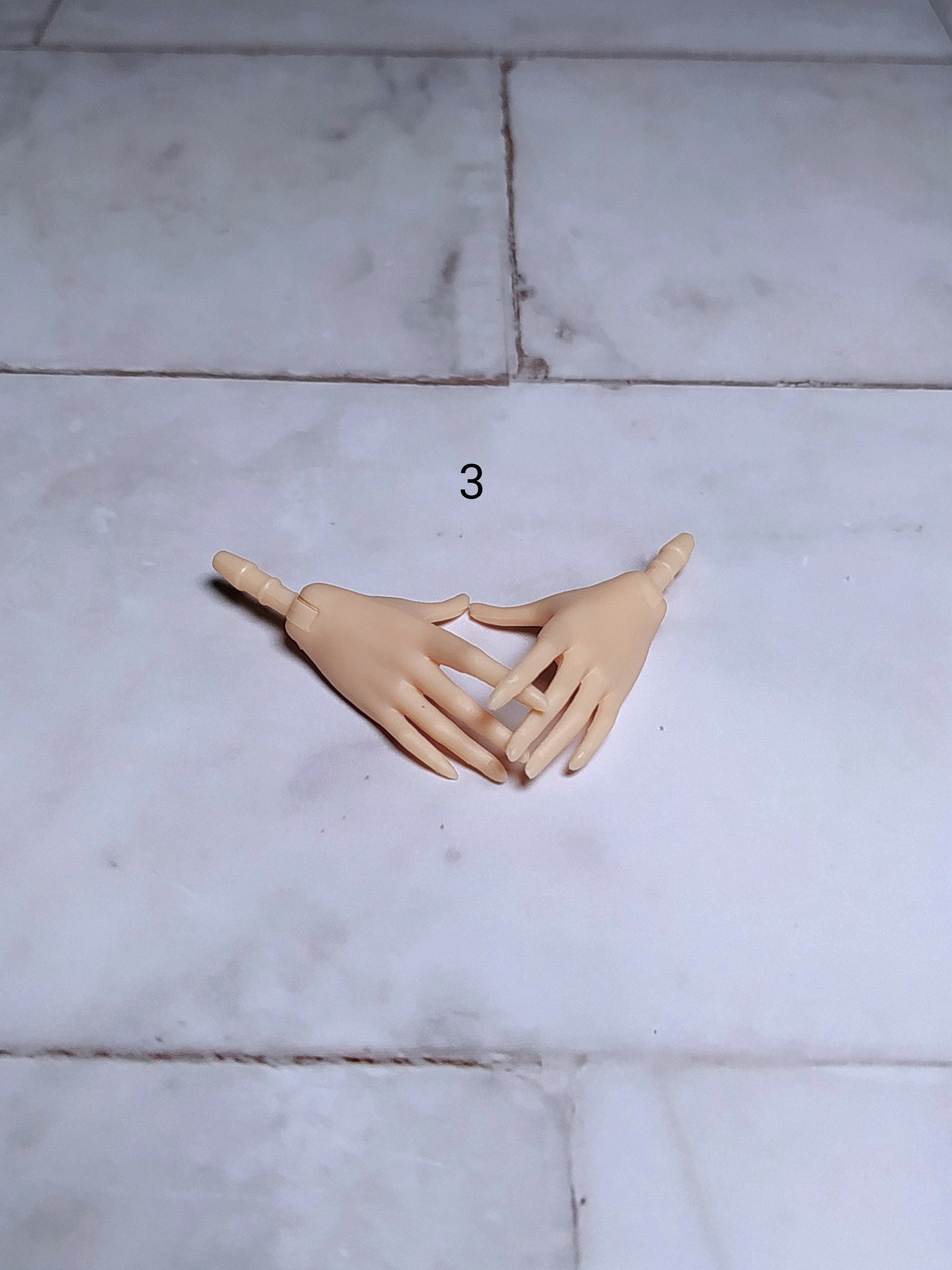 Doll Hands Different Skin Tones. Fashion Doll Hands for Replacement ...