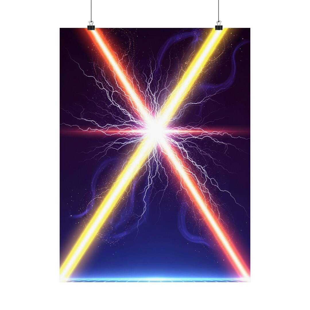 Proton Stream Crossing Poster | Don't Cross the Streams Art ...
