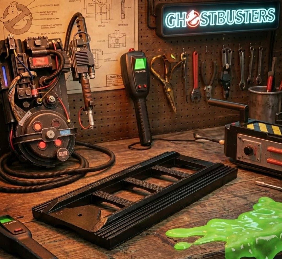 Ghostbusters Proton Pack Booster Frame | Resin Replica Prop Part | Zinc ...