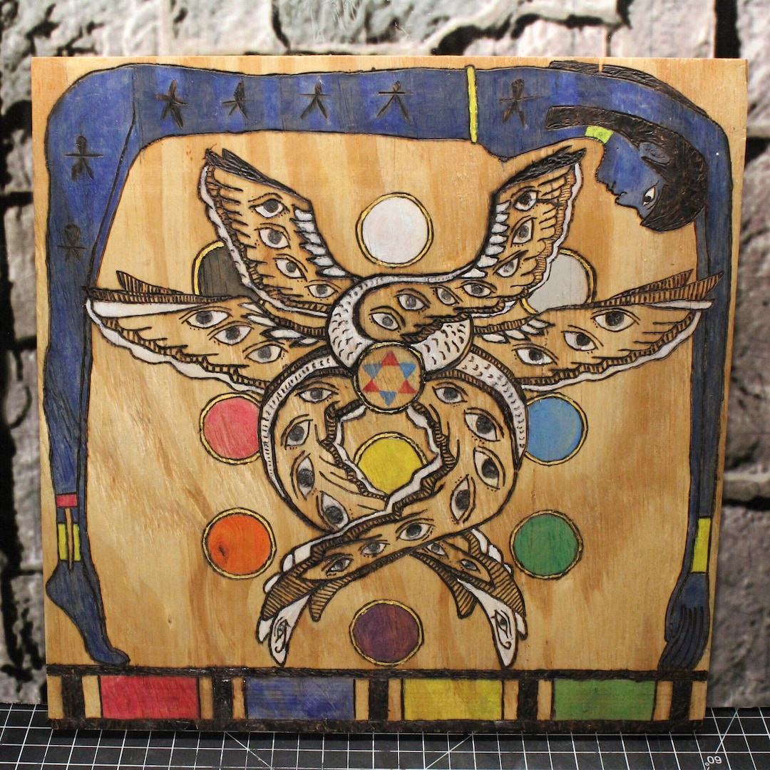 Altar Piece Seraphim Tree of Life Nuit Egyptian Thelema Golden Dawn ...
