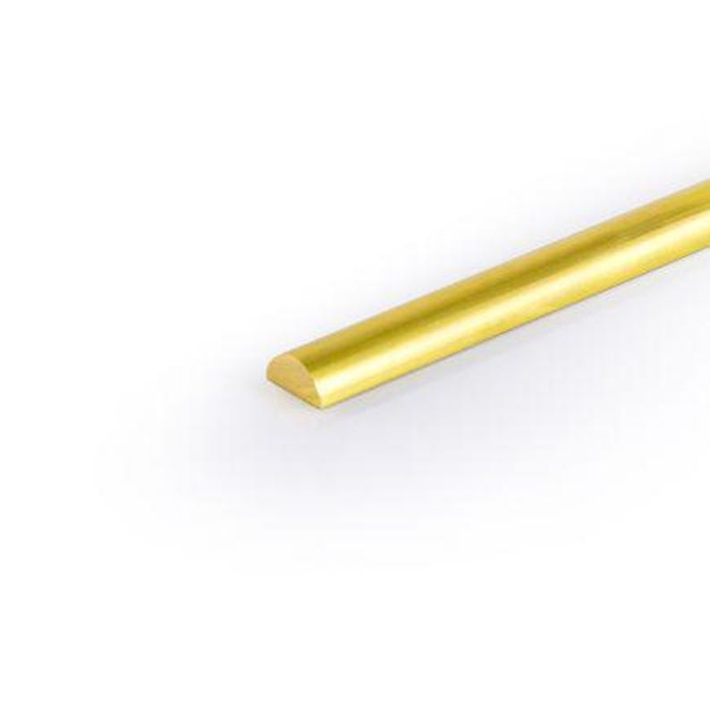 High-quality Brass Half-round Profile – Ideal for Decorative ...