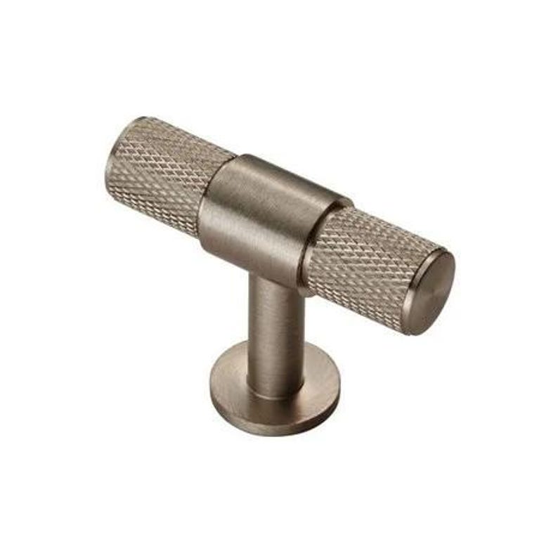 Knurled T-bar Knob 50mm Perfect for Industrial and Modern Interiors - Etsy