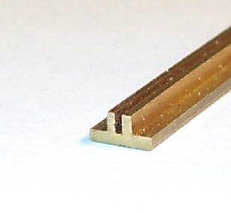 Brass U Channel (flange Profile) | Multiple Sizes | 0.5mm Thick | for ...
