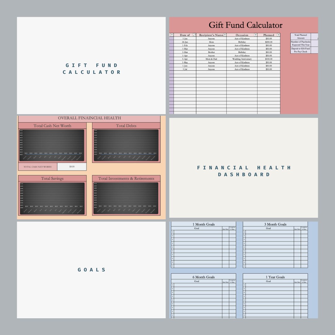 2024 Ultimate Budget Master Template excel Office - Etsy