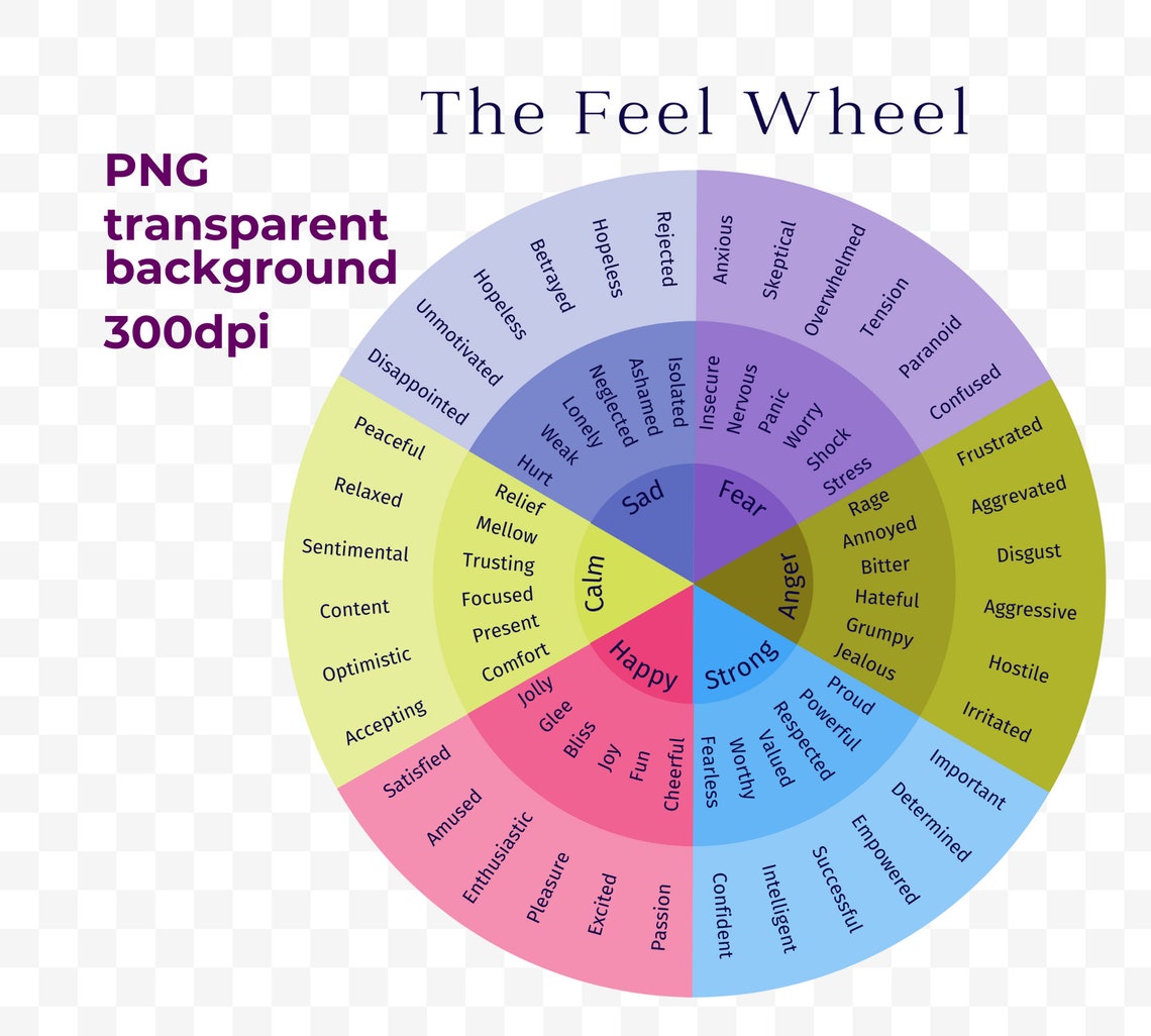 The Feel Wheel | Wheel of Emotions | the Wheel of Feelings | Self ...