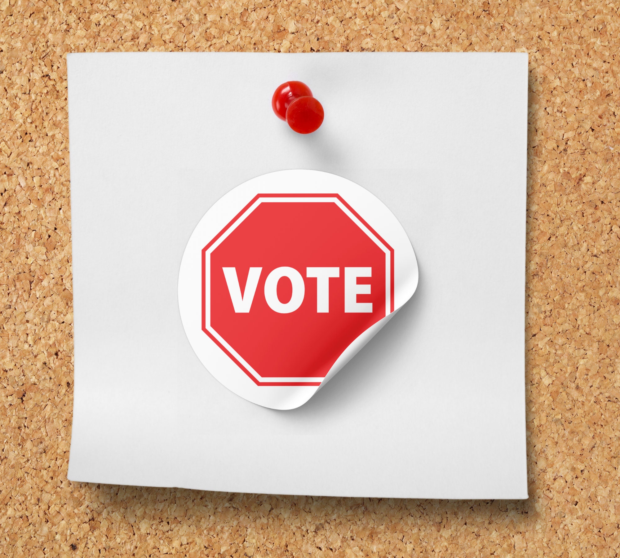 Vote Svg Clipart Red Stop/vote Sign SVG Presidential Election Vote ...