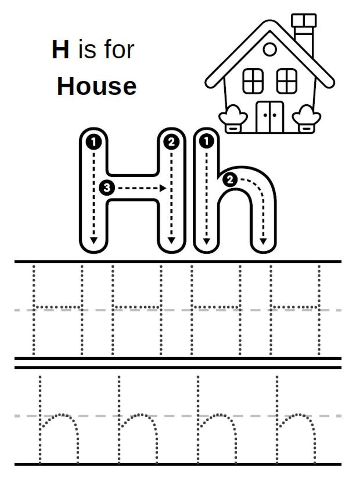 A-Z Alphabet Tracing Workbook, Printable Letter Tracing Worksheets ...