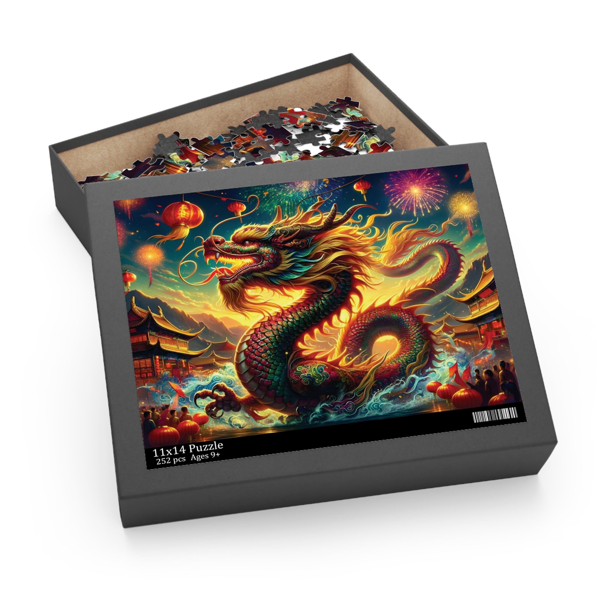 Year of the Dragon 2024 Chinese Lunar New Year Puzzle 120, 252, 500 ...