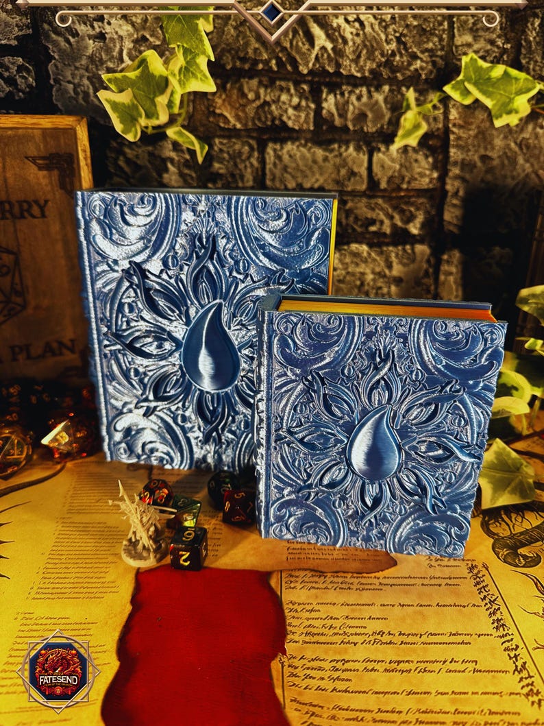 The Enchanted Tome of Light Magic - Dnd Storage Book & Dice Tray - Etsy