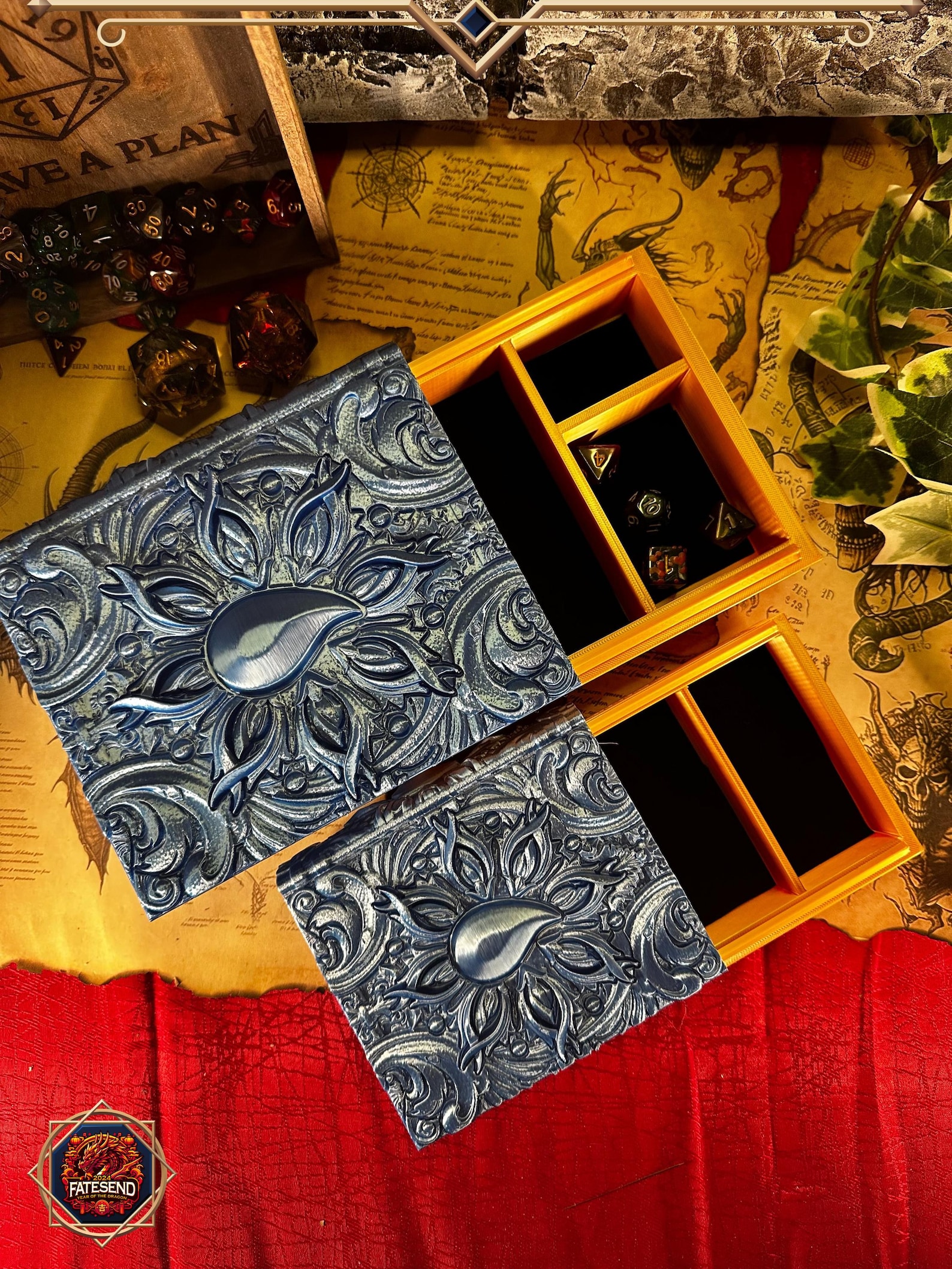 The Enchanted Tome of Light Magic - Dnd Storage Book & Dice Tray - Etsy