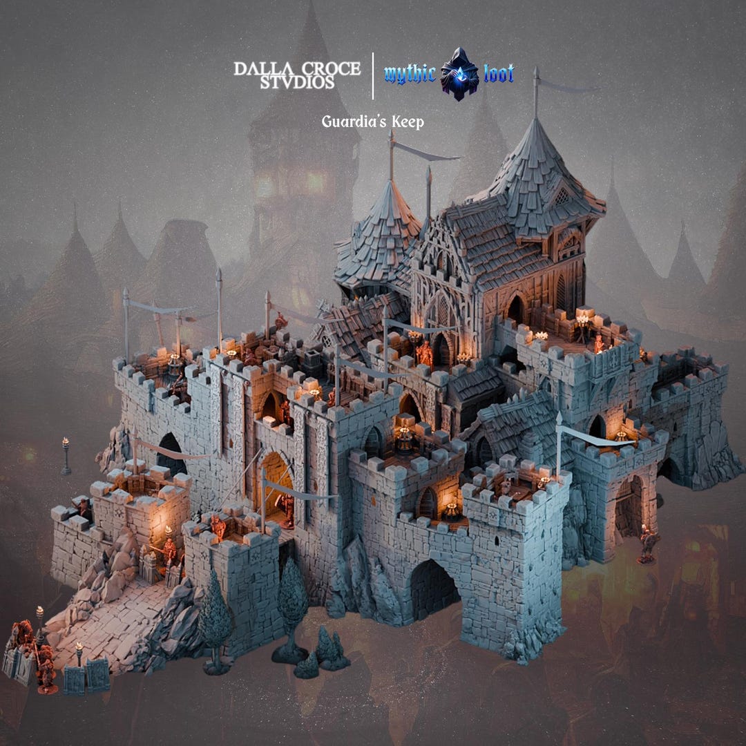 Guardia's Keep - TTRPG & Wargaming Scenery - Etsy