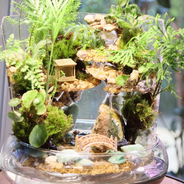 Waterfall Desk - Etsy