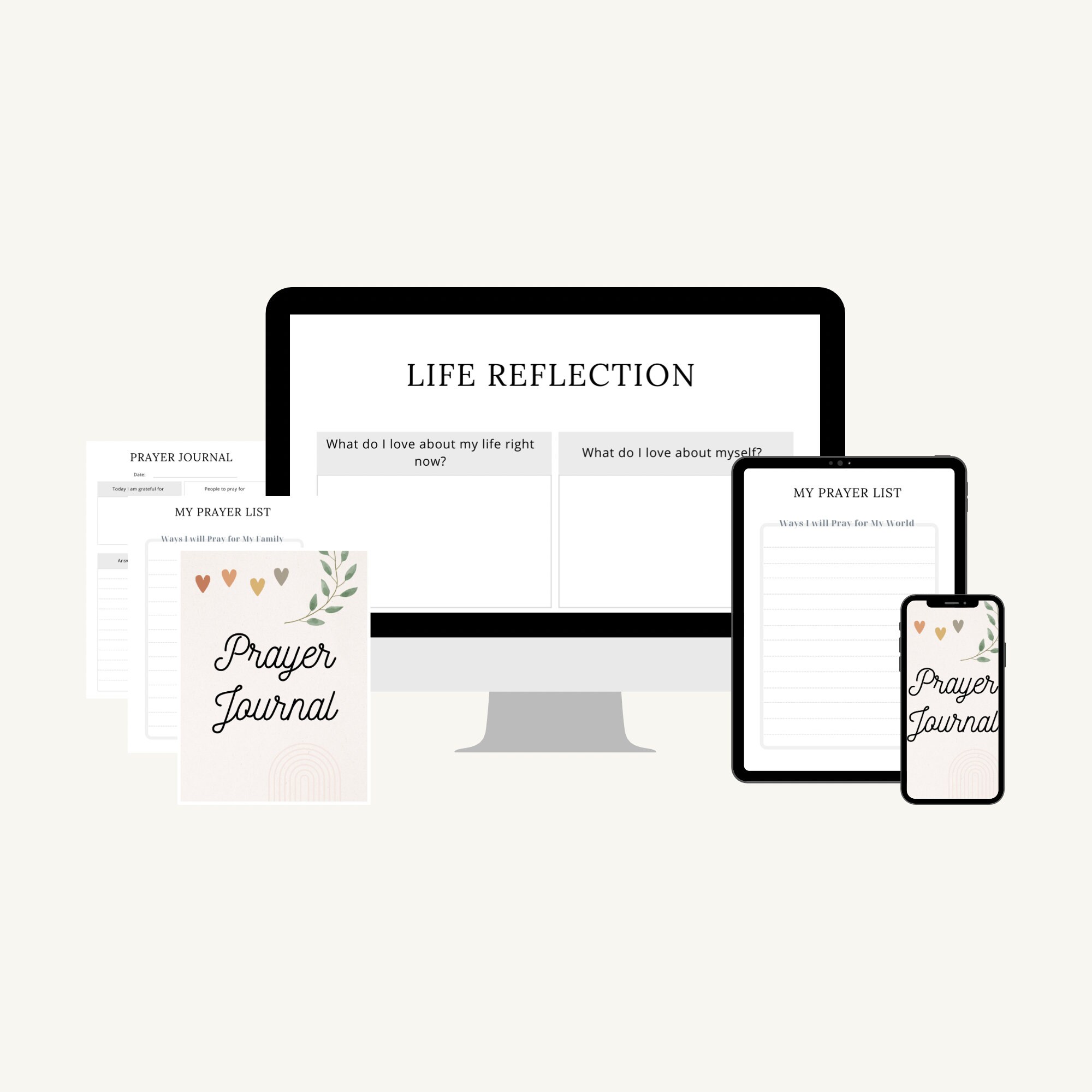 Prayer Journal, Digital Prayer Journal, Printable Faith Planner ...