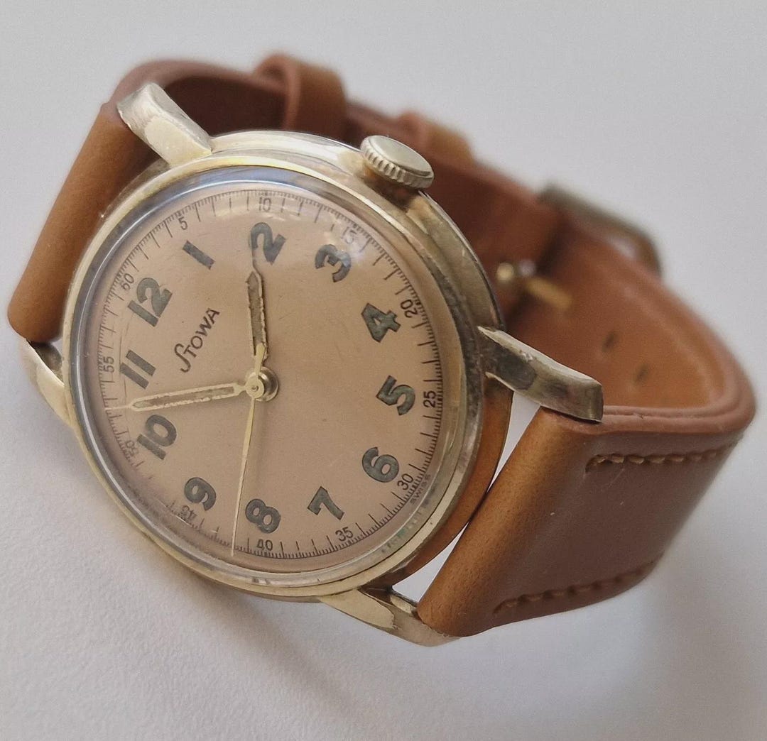Very Rare STOWA WWII Military Watch | German Made 1940s Luxury Edition ...