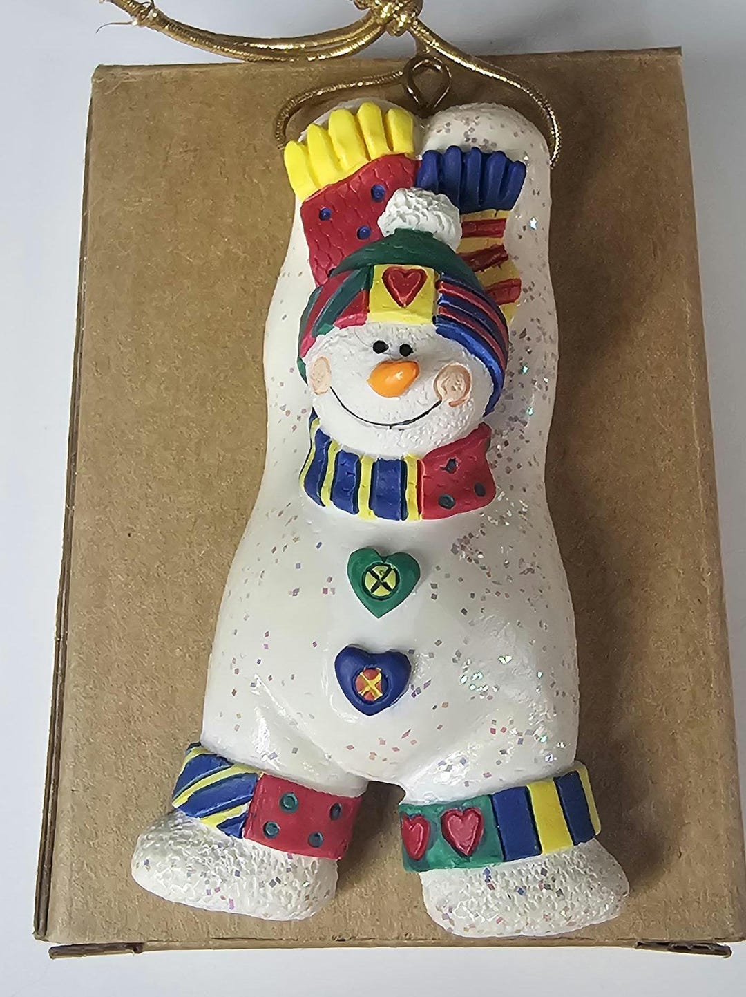 NEW NOS Vintage Avon Gift Collection Snowman Holiday in Box Package ...