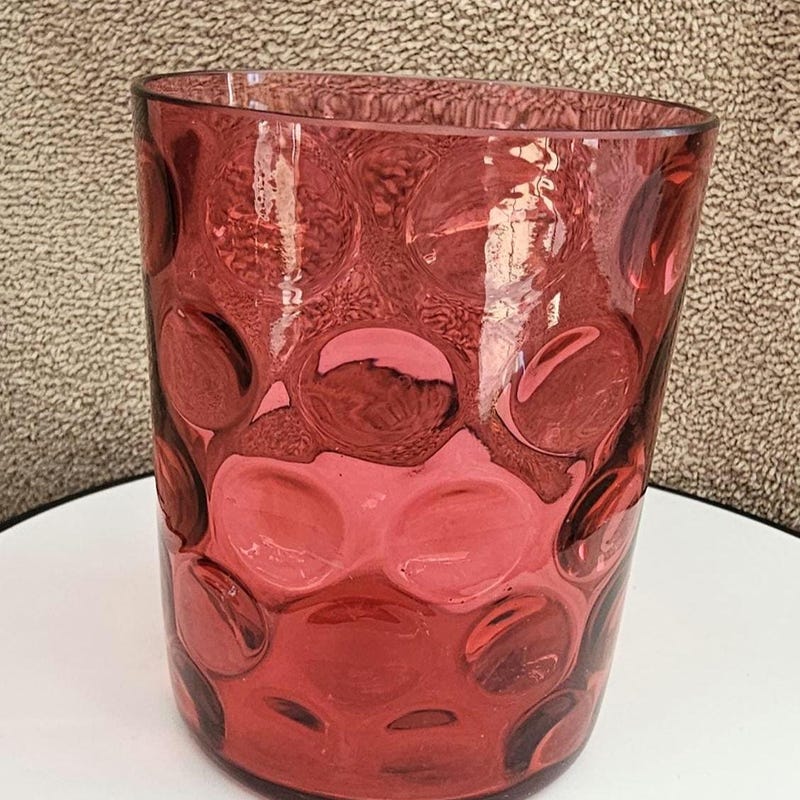 Cranberry Glass - Etsy