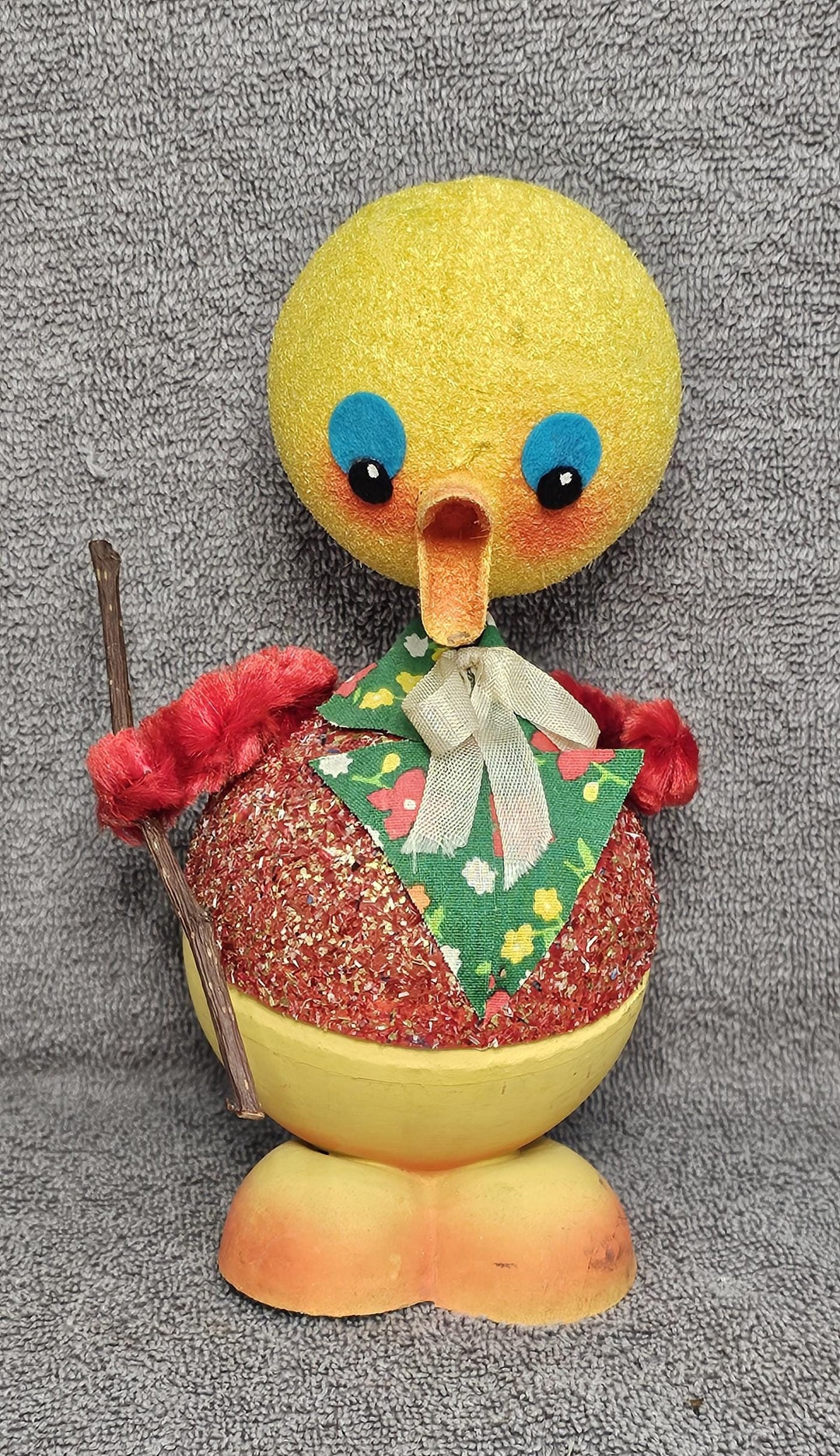 Vintage Easter Candy Container Chick Putz Nodder Western Germany - Etsy