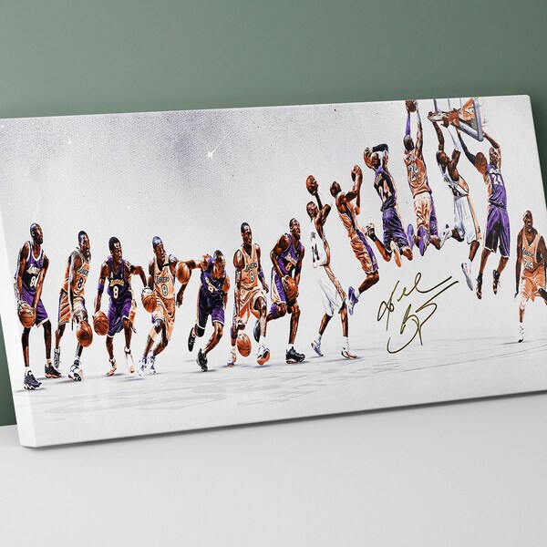 Kobe Timeline Poster - Etsy