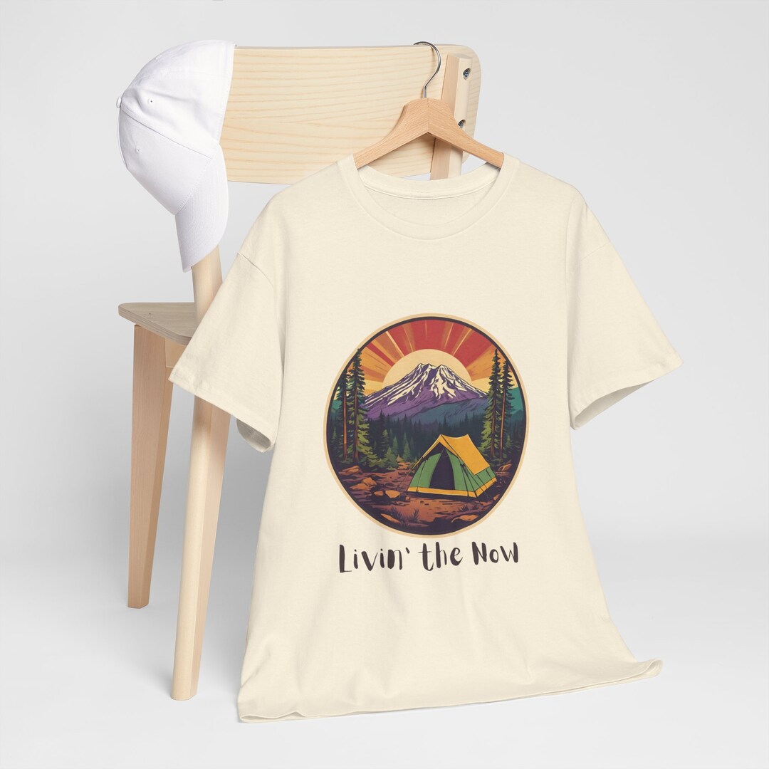 Tent Camping Retro Style Graphic Shirt - Etsy