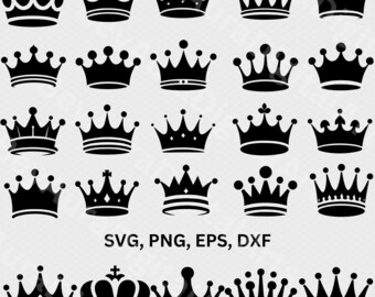 King Crown SVG File, Royal Crown Digital Download, Queen Crown Svg ...