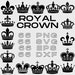 King Crown SVG File, Royal Crown Digital Download, Queen Crown Svg ...