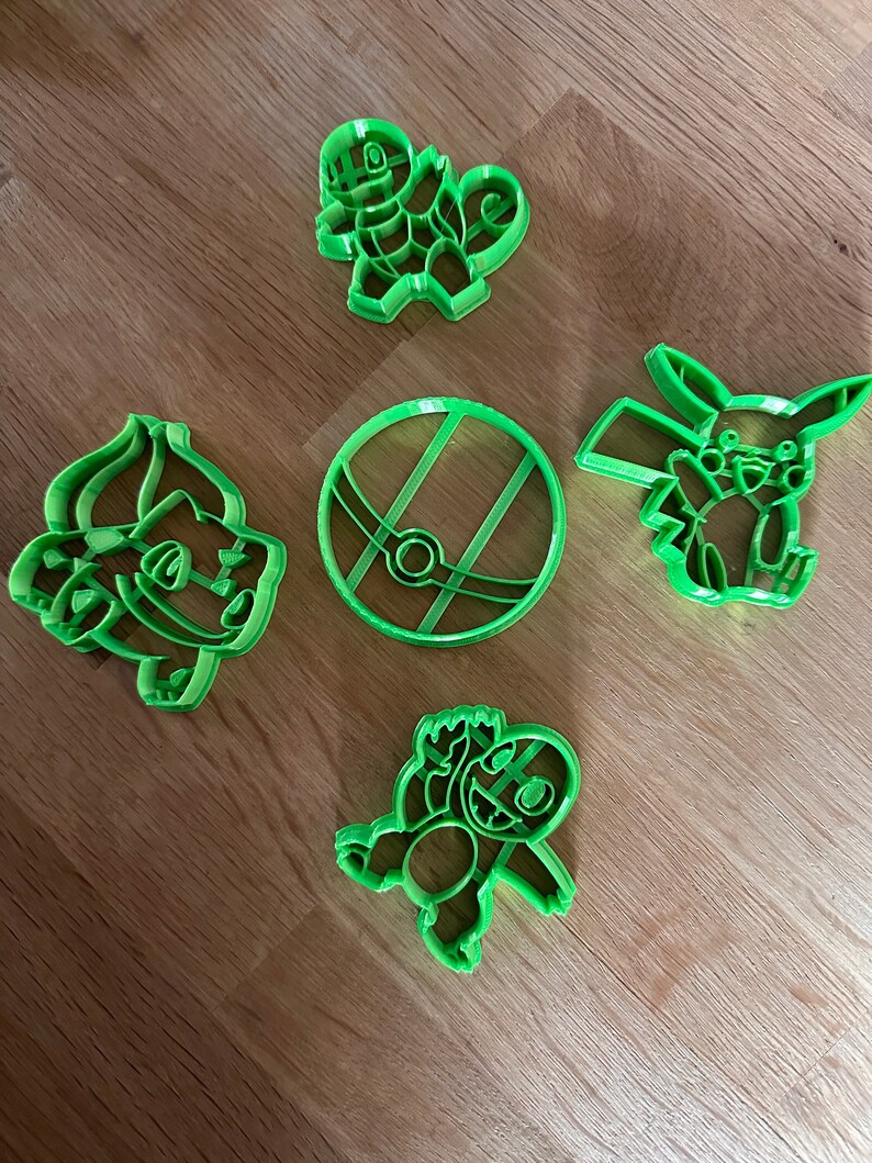 Pokemon Cookie Cutters 3D Printed - Etsy