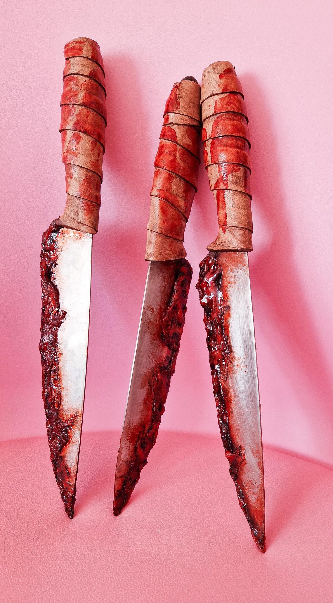 Realistic Fake Bloody Knife Prop: Halloween Costume Accessory - Etsy