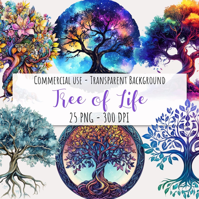 Tree of Life Watercolor Art - Etsy UK