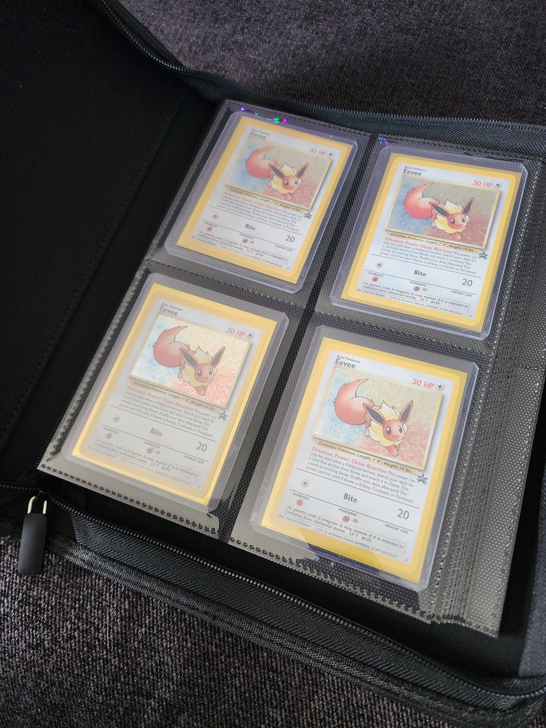 Top Loader Binder 4 Pocket Trading Card Album Fits Standard Toploader ...