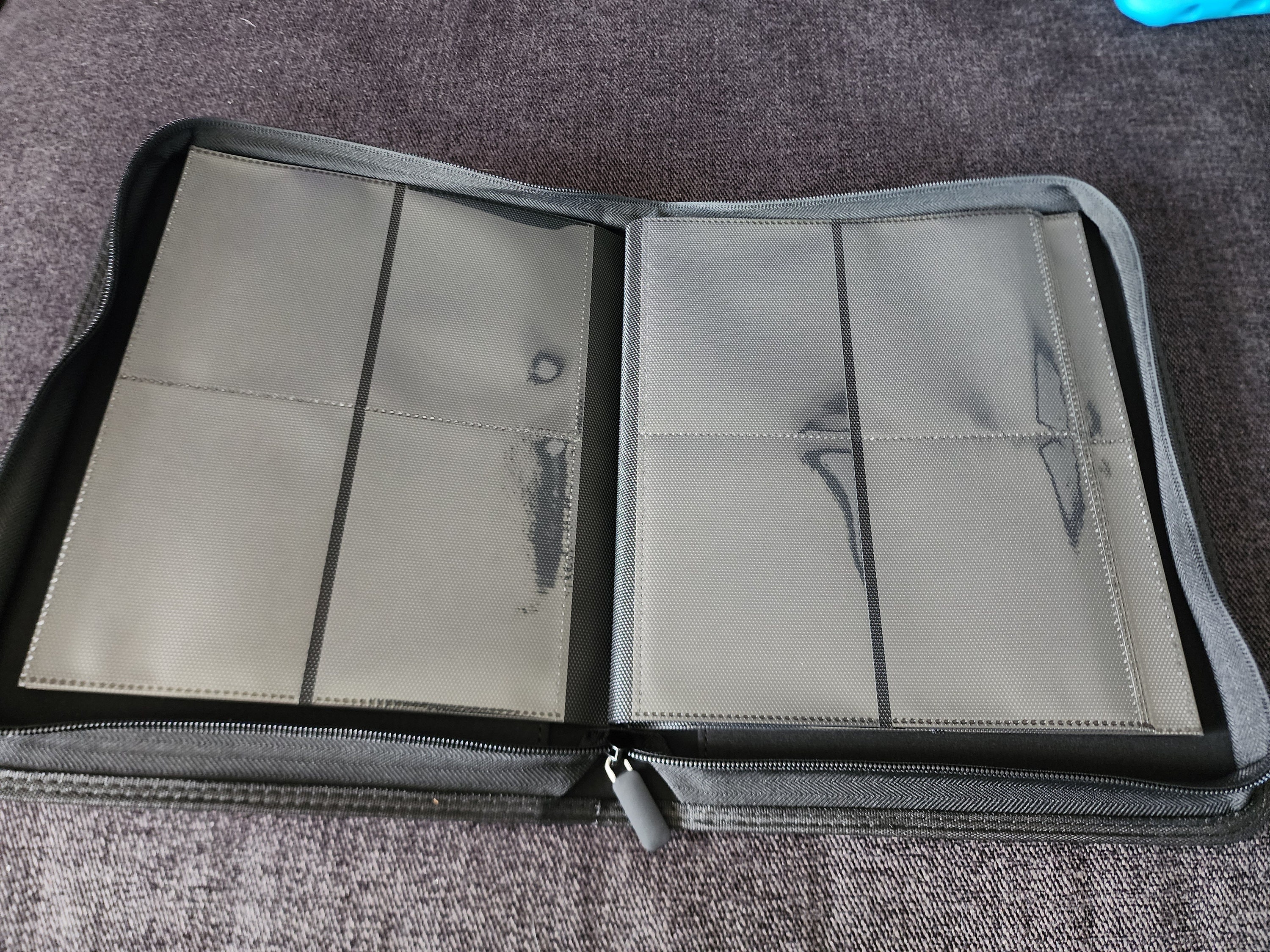 Top Loader Binder 4 Pocket Trading Card Album Fits Standard Toploader ...