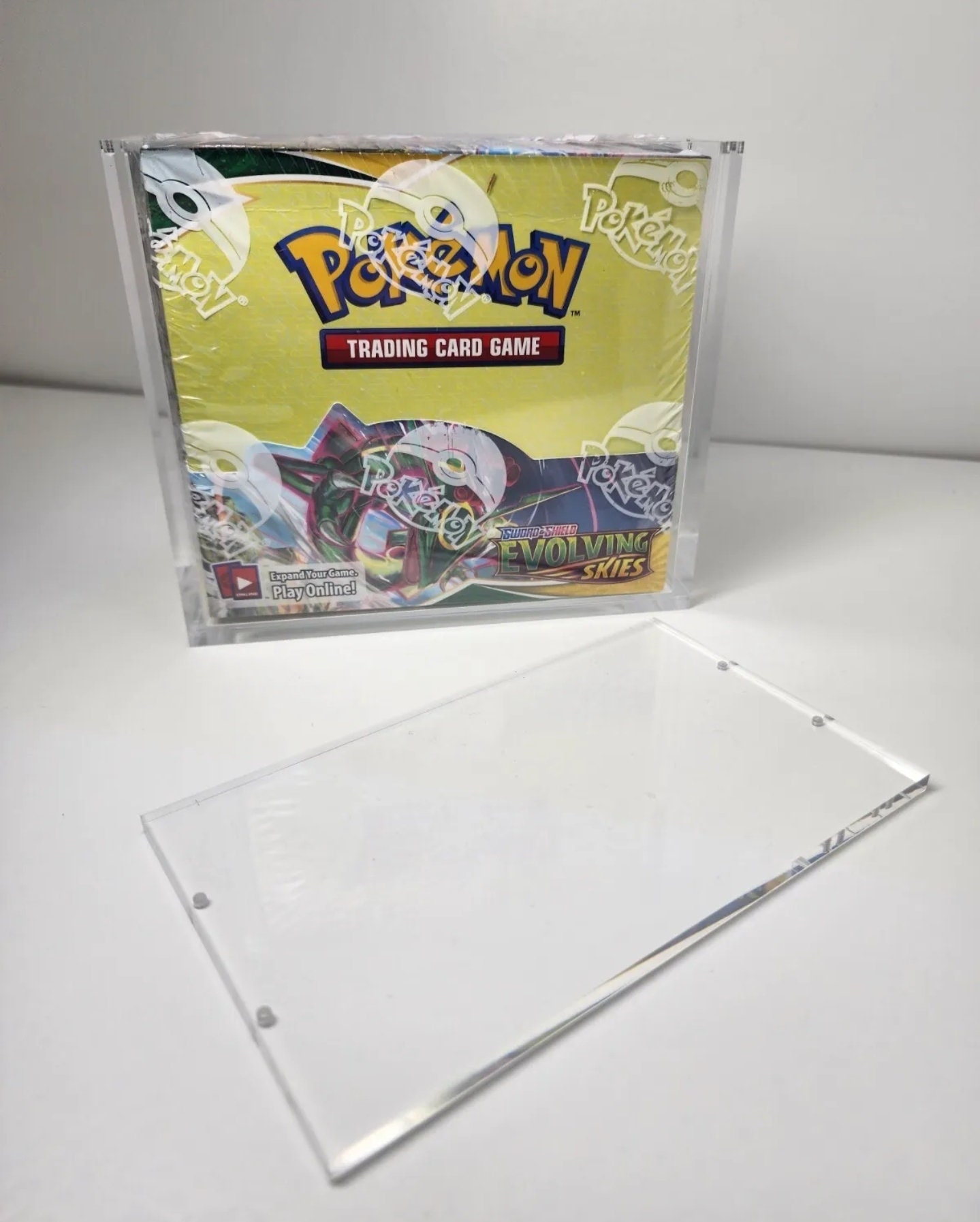 Hard Acrylic Display Case for Pokemon Booster Box Stackable With ...