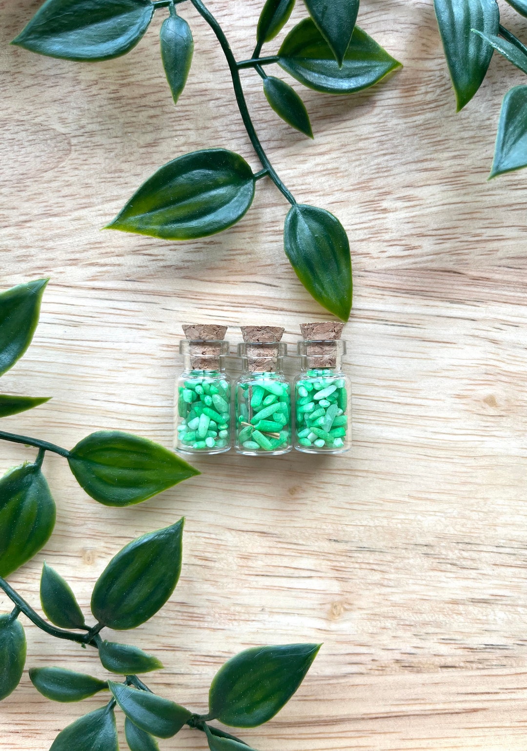 Handmade Money Rice Vial Prosperity Rice Vial Witch Spell Ingredients ...