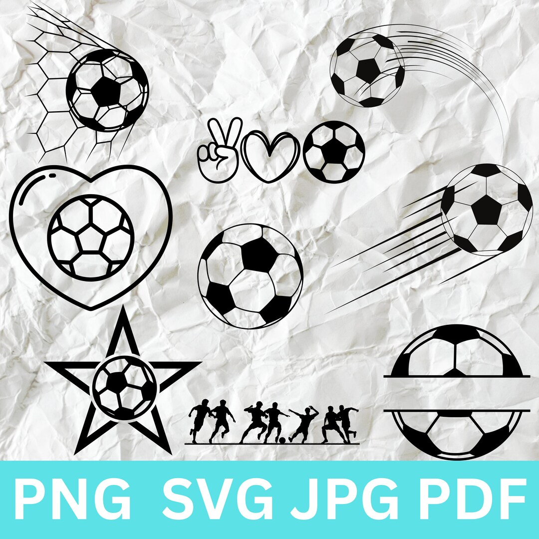 Soccer Designs, Soccer Svg Bundle, Soccer Monogram Svg, Soccer Team Svg ...