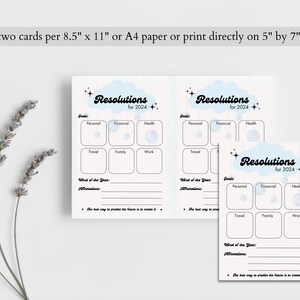 New Years Resolution 2024 Digital Vision Board, Instant Download ...