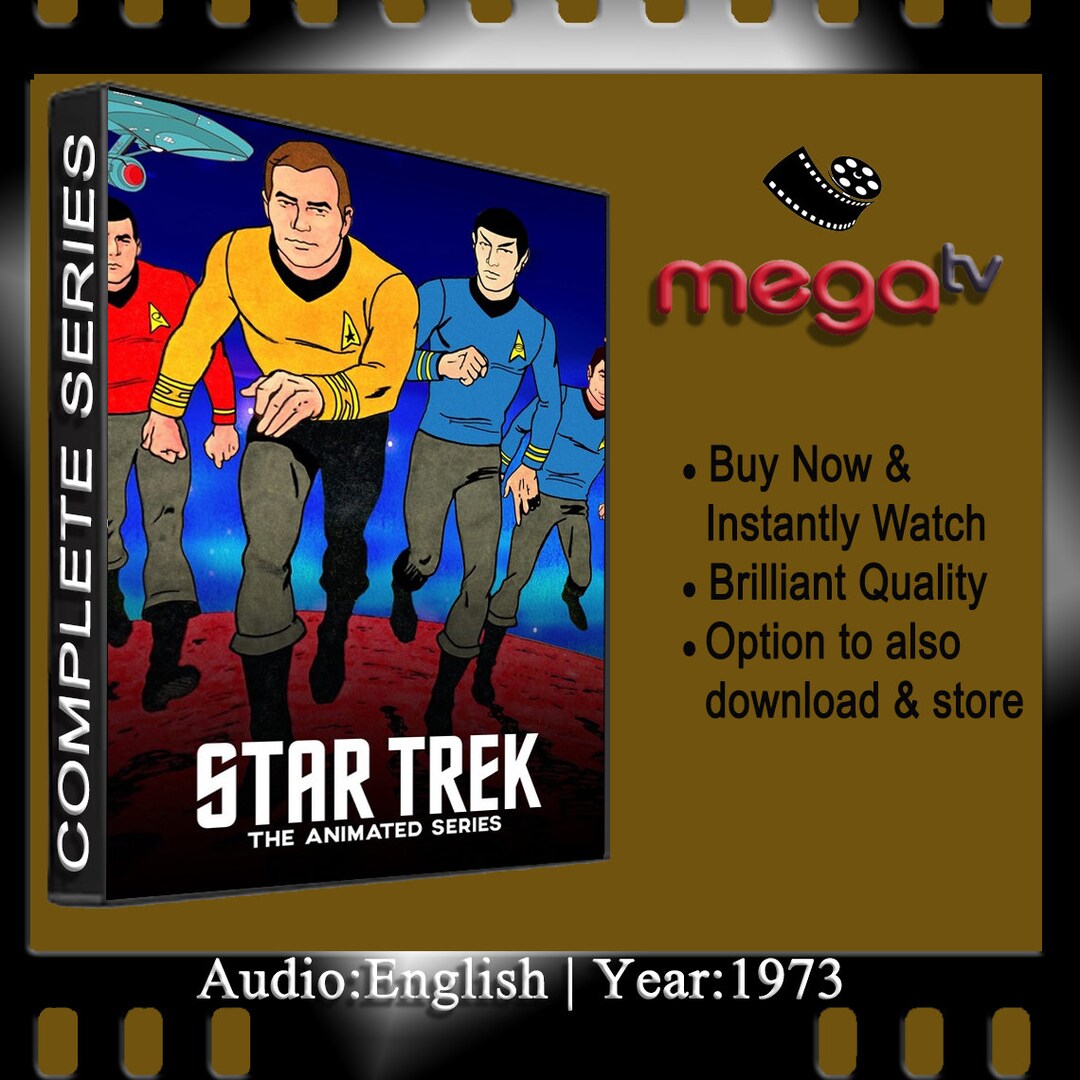 Star Trek 1973 Animated Complete TV Series - Etsy