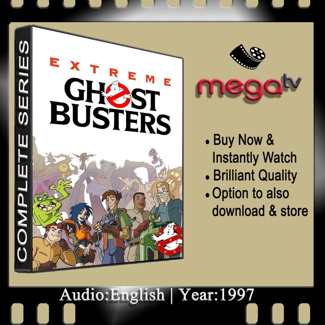 Extreme Ghostbusters 1997 Animated Complete TV Series - Etsy