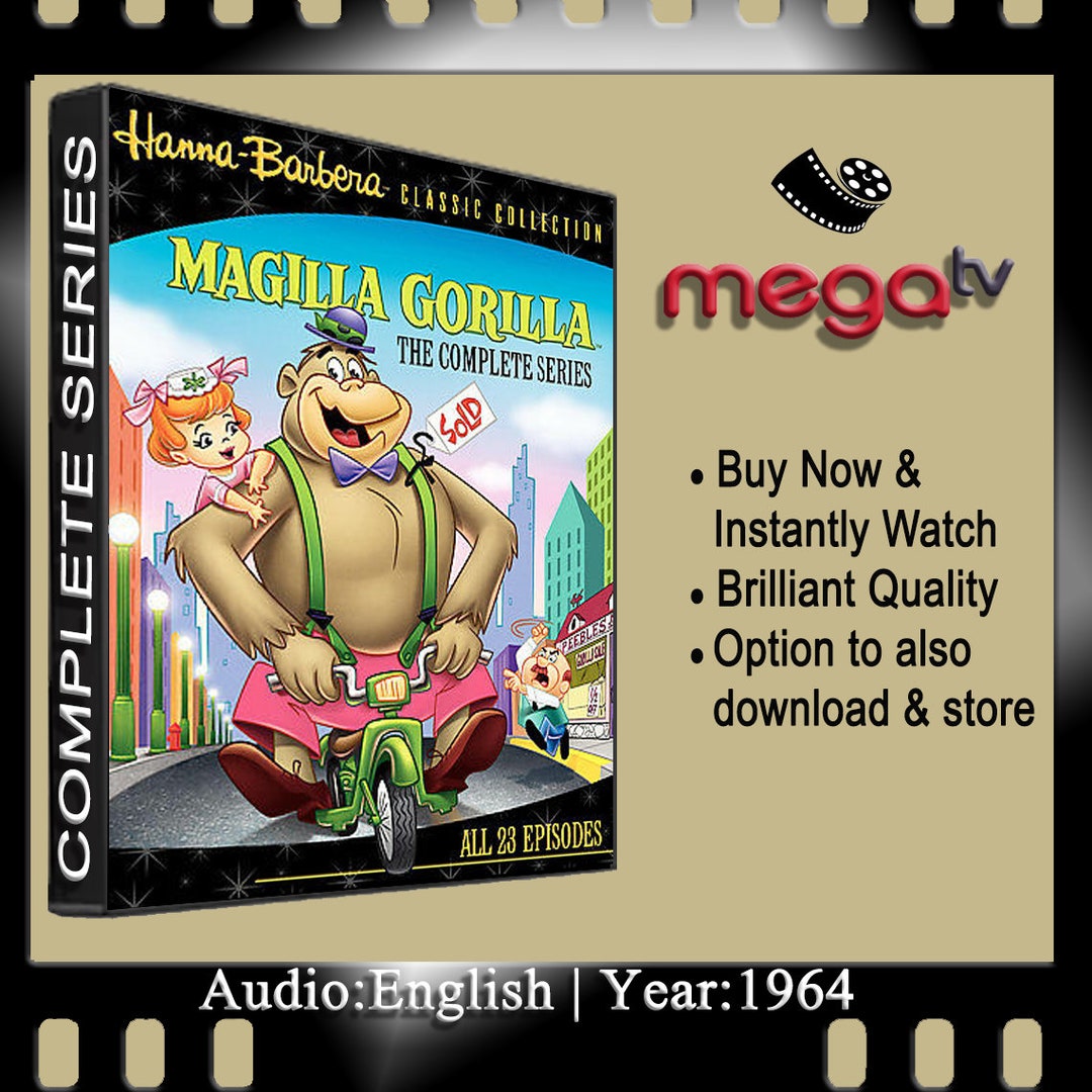 Magilla Gorilla 1964 Animated Complete TV Series - Etsy