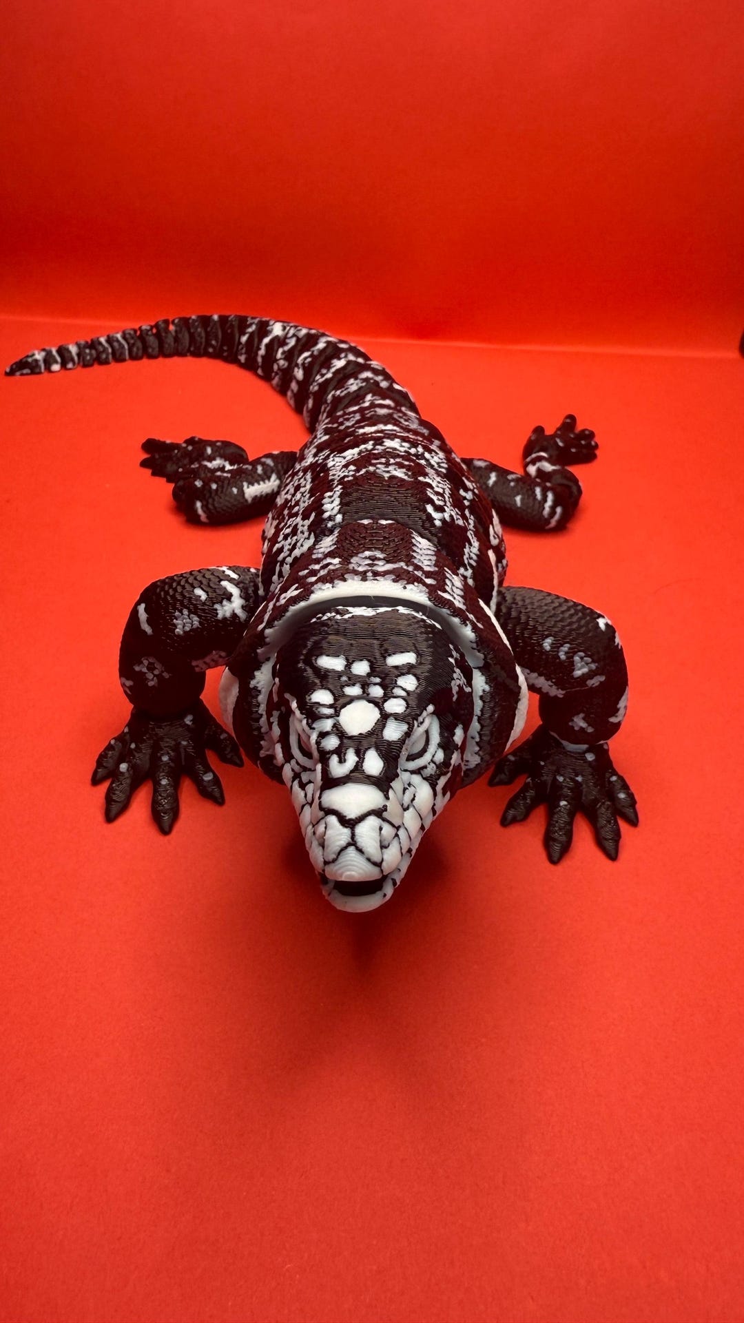 Flexible Realistic Tegu Monitor Lizard | Poseable 3D Printed ...