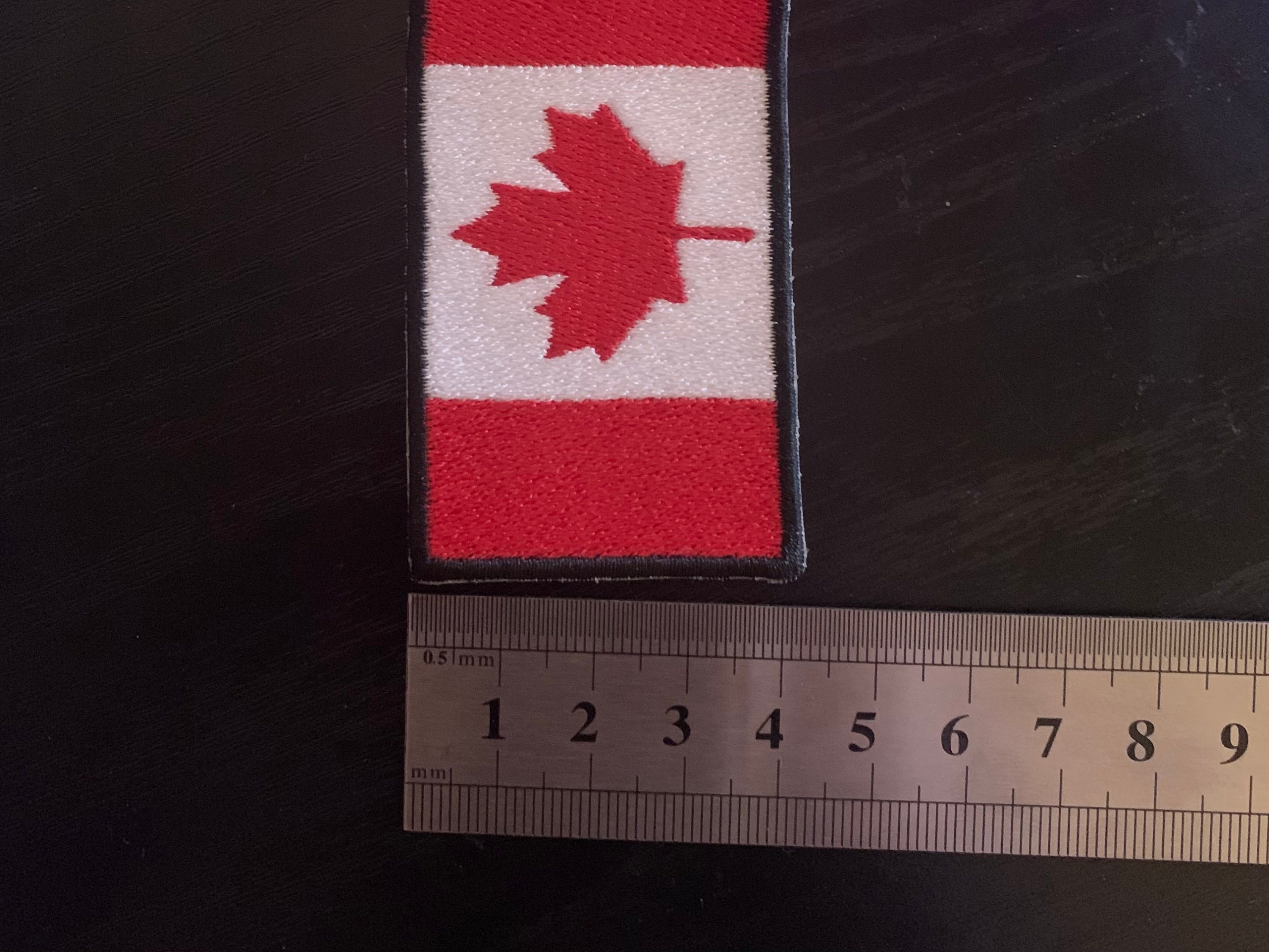 Canada Iron on Embroidered Flag - Etsy