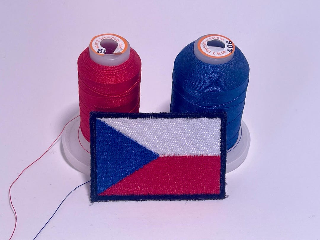 Badge, Czech Republic Patch, Sew On, Iron on Embroidered Czech Flag - Etsy