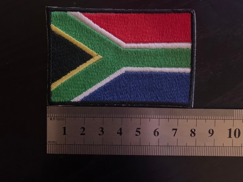 Badge, South African Patch, Iron on Embroidered South African Flag - Etsy
