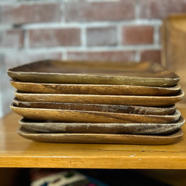Vintage Square Plate - Etsy