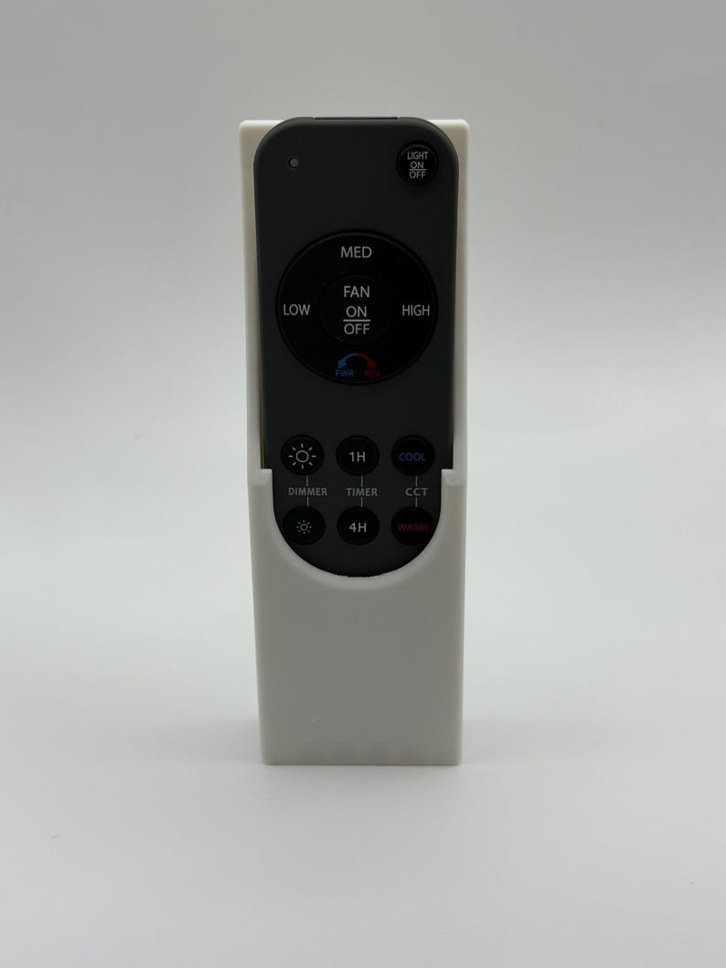 3D Printed Ceiling Fan Remote Holder | Switch Plate Adhesive Wall Mount ...