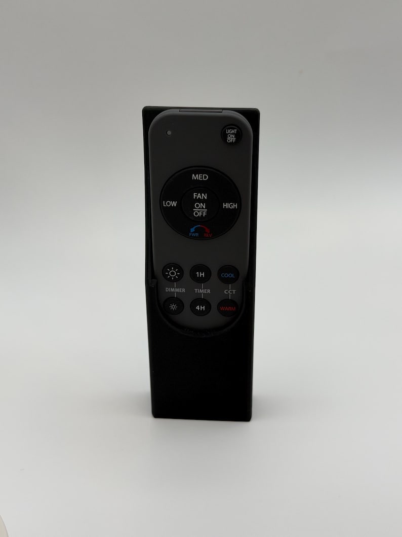 3D Printed Ceiling Fan Remote Holder | Switch Plate Adhesive Wall Mount ...
